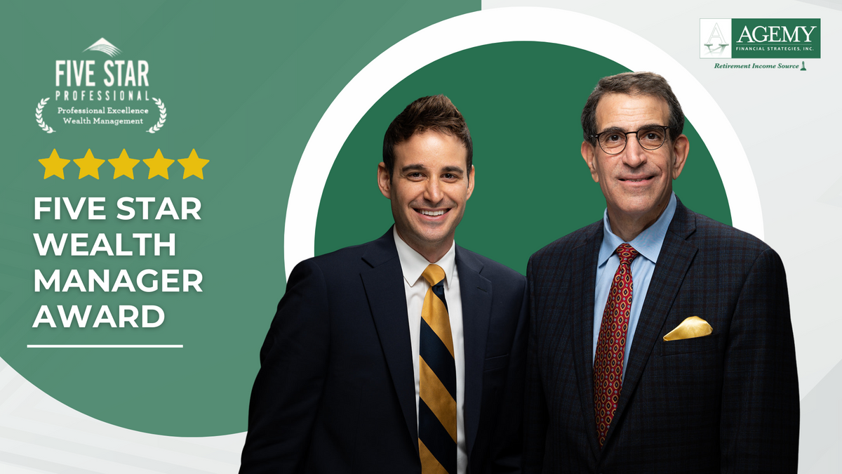 Five Star Wealth Manager Award Winners | Agemy Financial Strategies