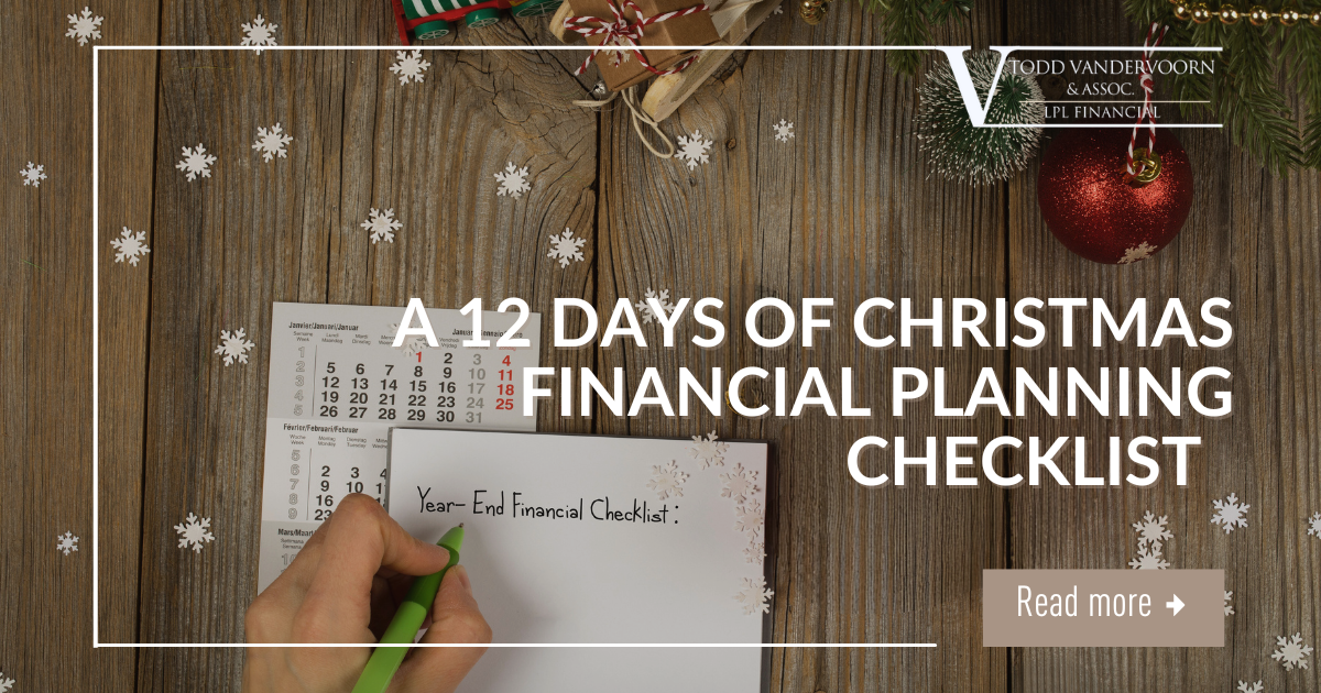 12 Days of Christmas Financial Checklist | Financial Advisor | Geneva IL