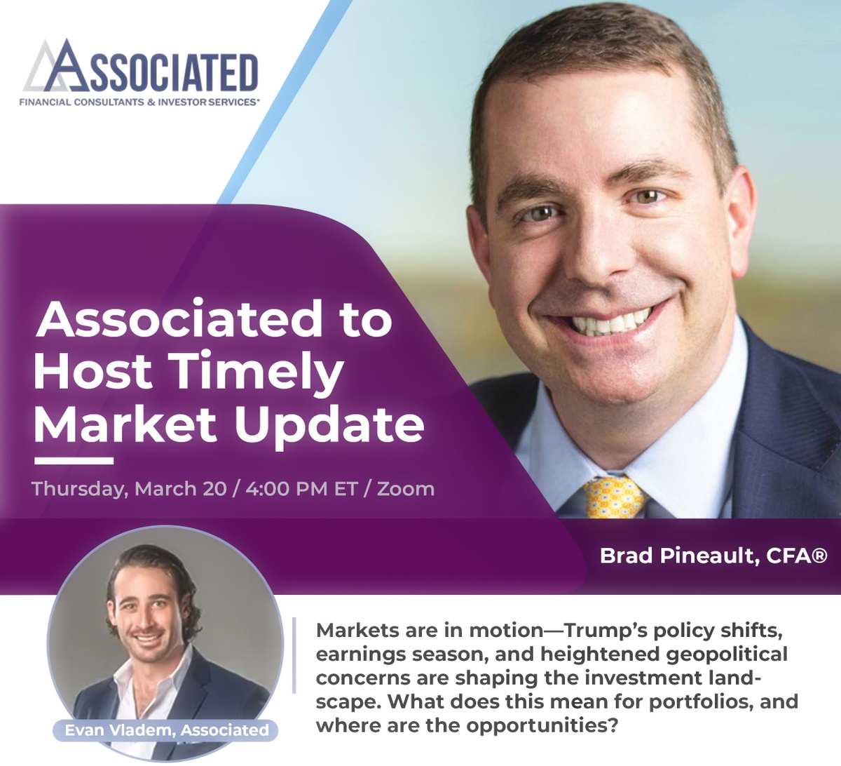 Markets Are Moving—Join Our Exclusive Market Update on March 20 | Associated Financial ...
