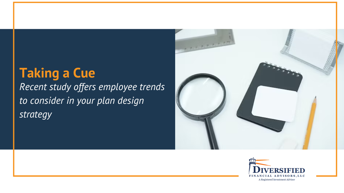 Taking a Cue | Diversified Financial Advisors, LLC