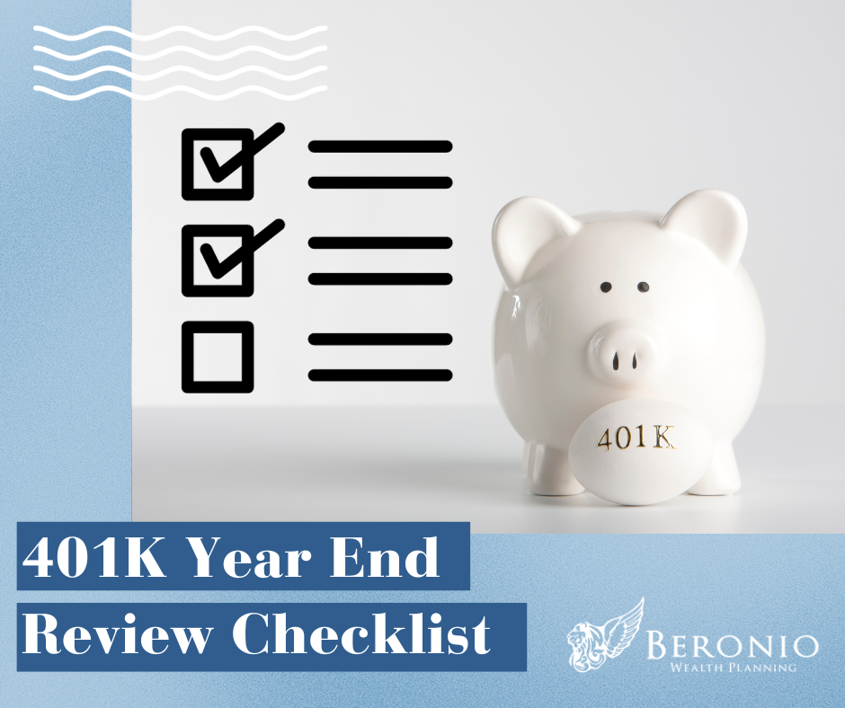 Your Traditional 401(k) Year-End Review Checklist | Financial Advisor ...