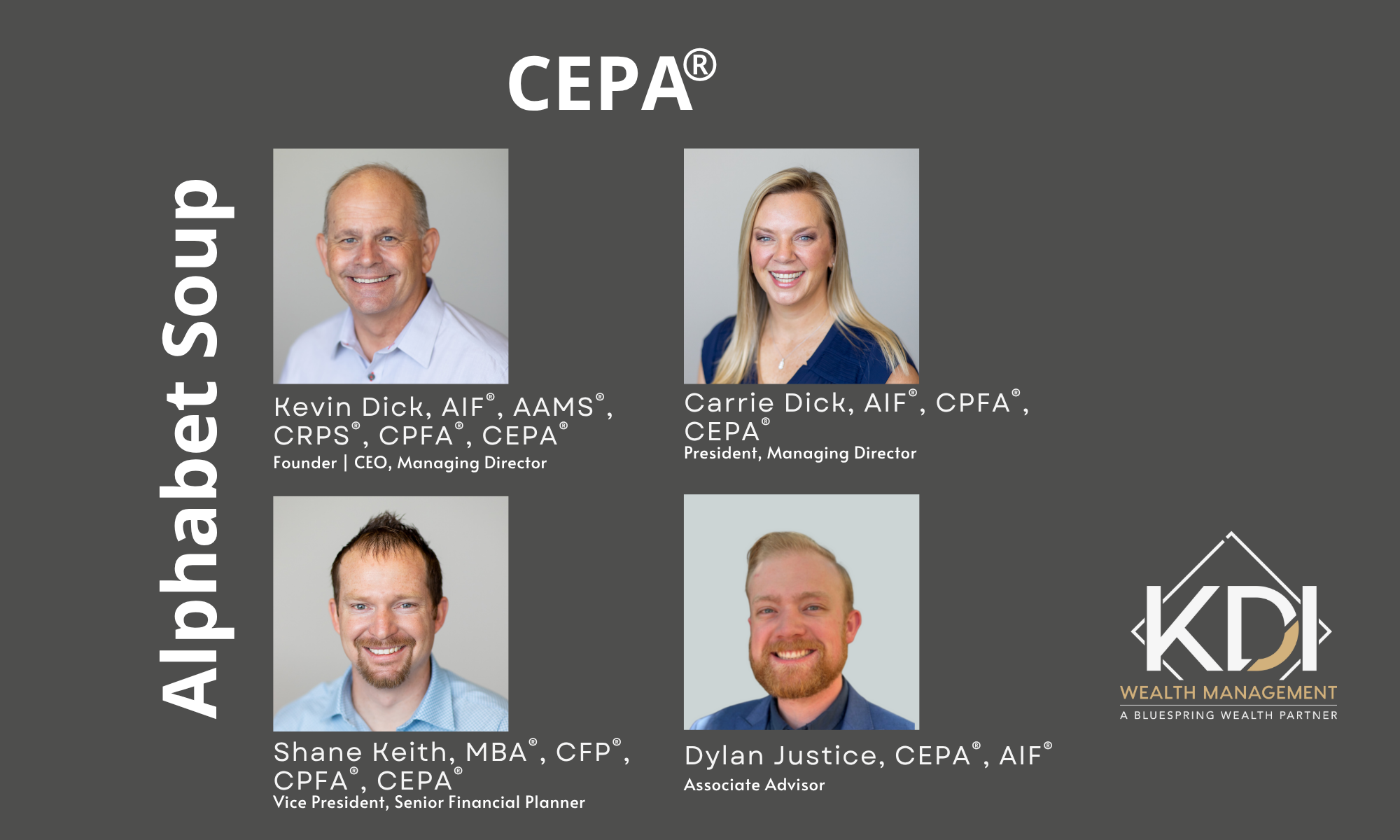 Alphabet Soup: What is CEPA? | KDI Wealth Management