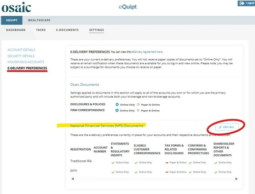 Osaic eQuipt Client Portal Resources