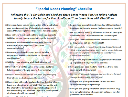 Special Needs Resources